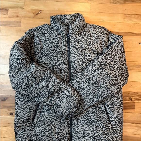 Obey | Jackets & Coats | Obey Bouncer Leopardprint Puffer Jacket | Poshmark